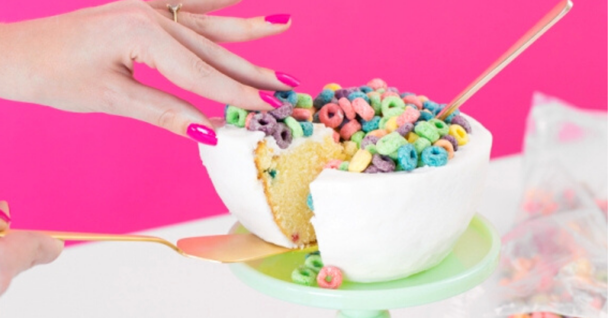 Baker’s Realistic Froot Loops Cereal Bowl Cake Makes Eating Cake For ...
