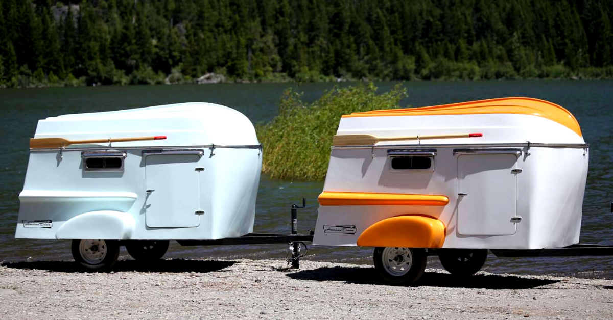 Vintage Camper With Detachable Row Boat Roof Makes Summer Getaways A ...