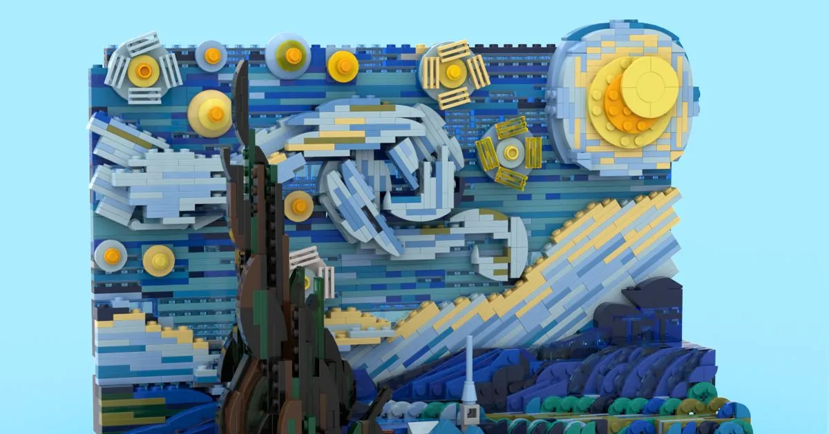 Lego Is Releasing A 3D Version Of Vincent van Gogh’s ‘The Starry Night ...