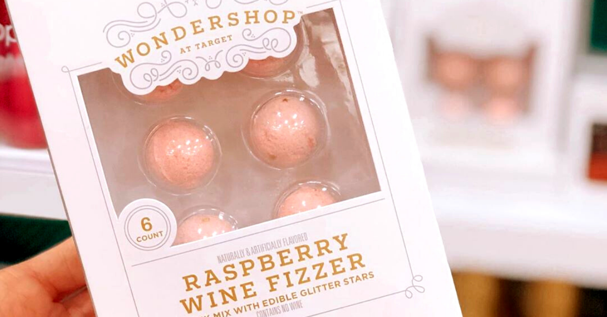 Target’s Glittery Raspberry Wine Fizzers Are Basically Bath Bombs For ...
