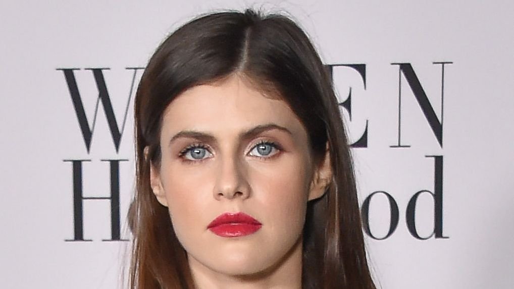 Alexandra Daddario Looks Sexy In A Partially Unbuttoned See-Through ...