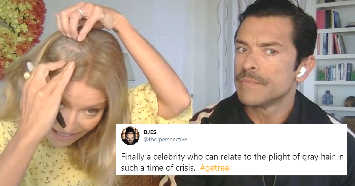 Fans Are Calling Kelly Ripa ‘Tone-Deaf’ For Worrying About Gray Hair ...