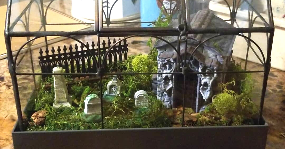 A DIY ‘Cemetarium’ Puts A Spooky Halloween Twist On The Tiny Indoor ...