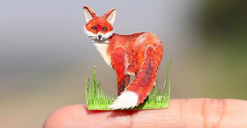 These Teeny-Tiny Paper Animals Can Sit On The Tip Of Your Finger – Diply
