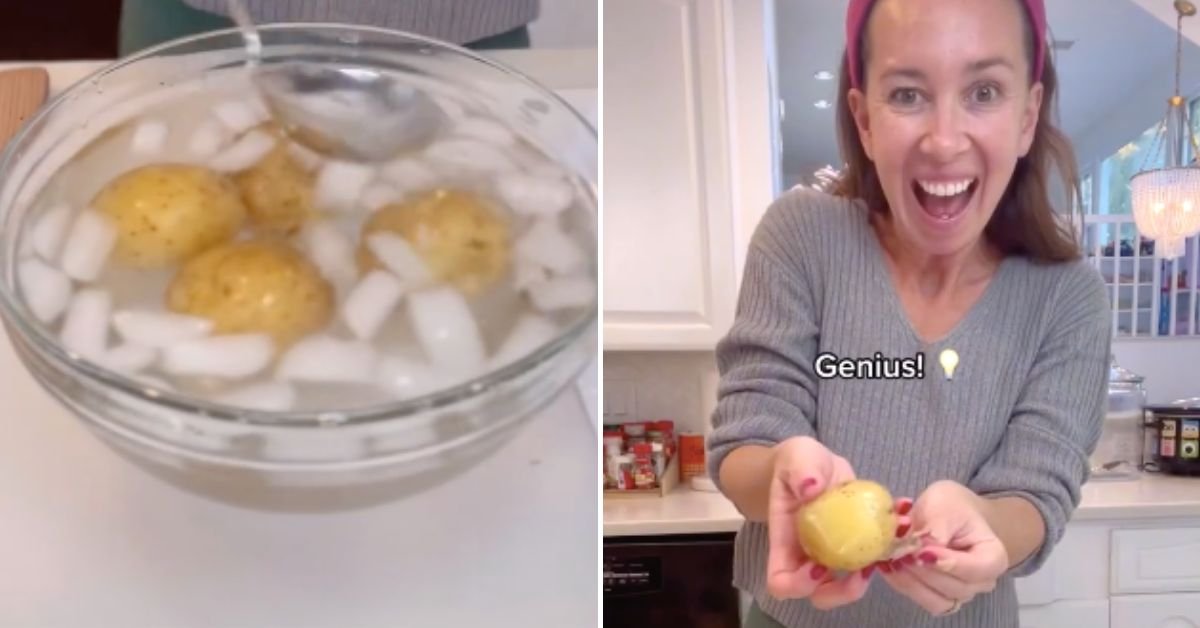 Genius Potato Hack Means We Can Throw Away Our Peelers For Good – Diply