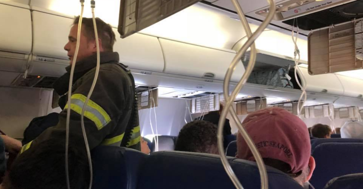 Flight Emergency Photo Shows Most Passengers Neglecting Critical Safety ...