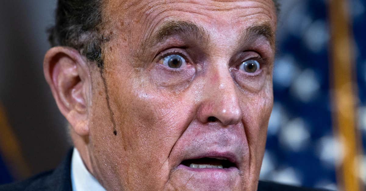 Giuliani Widely Mocked After Appearing To Melt During Unhinged Press ...