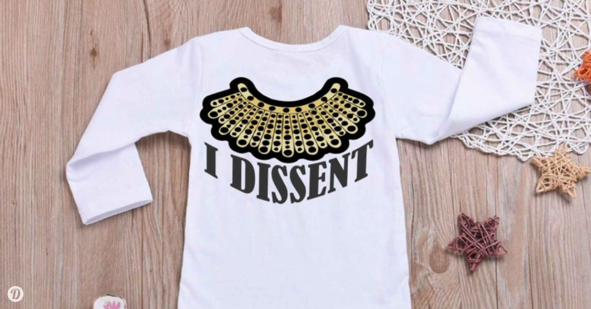 A Ruth Bader Ginsburg-Inspired Onesie Will Make Your Baby Look ...