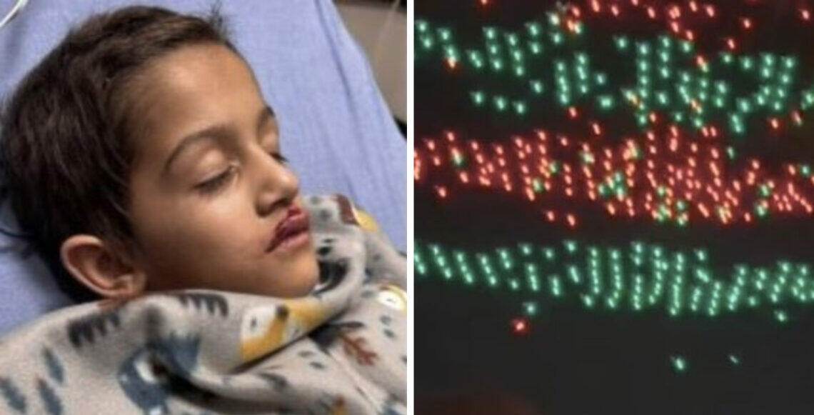 Heart-Stopping Moment Light Show Drones Crash From Sky, Leaving Young ...
